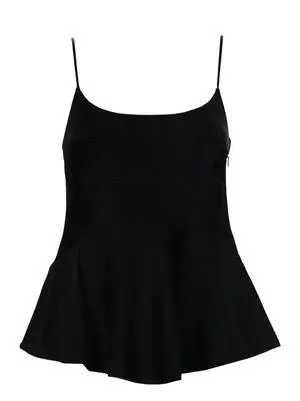 Theory Peplum Top - Black