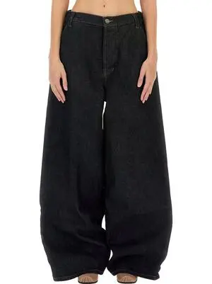 UMA WANG Wide-leg Trousers - Blue