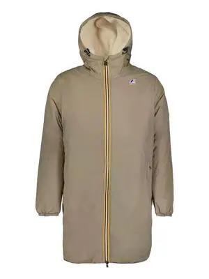 K-WAY Le Vrai Eiffel 3.0 Hooded Parka Coat - Neutrals