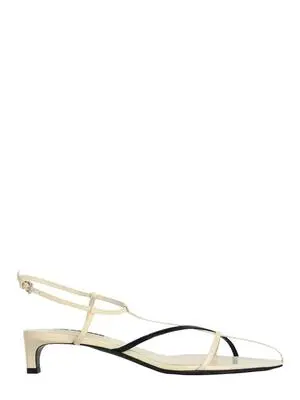 JIL SANDER Pointed Strappy Sandals - Neutrals