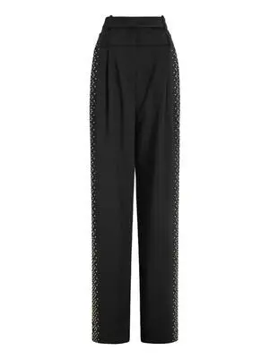 16Arlington Ivilia Embellished Trousers - Black