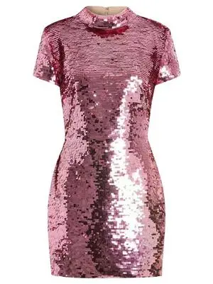 16Arlington Iona Sequin Mini Dress - Pink
