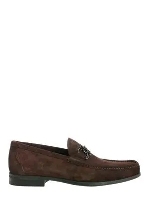 FERRAGAMO Bit Detail Slip-on Loafers - Brown