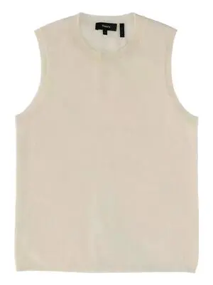 Theory Sleeveless Knit Top - Neutrals