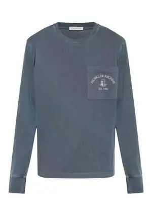 Moncler Long-sleeved T-shirt - Blue
