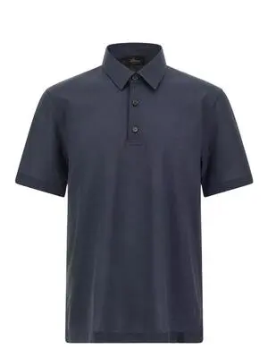 Brioni Cotton Polo Shirt - Blue