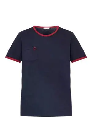 Moncler Pocket Ringer T-shirt - Blue
