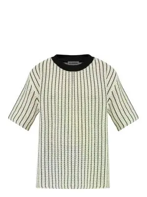 JIL SANDER Striped Crew-neck T-shirt - Neutrals