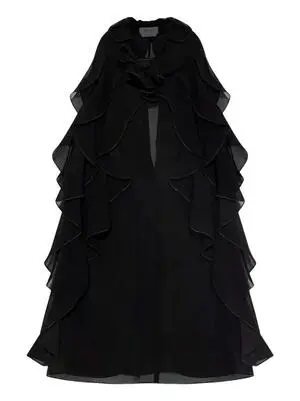 Alexander McQueen Ruffled Top - Black