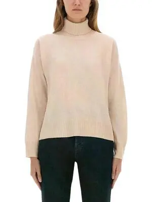 Woolrich Roll-neck Knitted Top - Pink