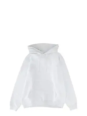 MSGM Hooded Sweatshirt With Drawstring - White