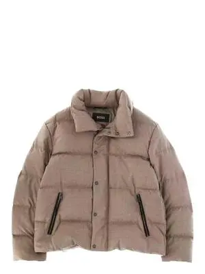 BOSS Padded Zip Jacket - Neutrals
