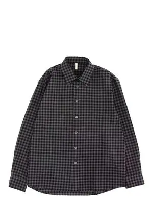 SUNFLOWER Checked Shirt - Black