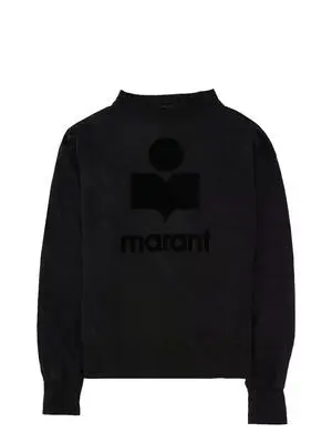 MARANT ETOILE Logo Sweatshirt - Black