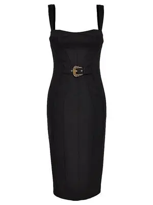 Versace Punto Milano Barbara Dress - Black