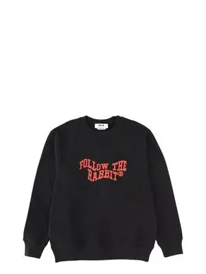 MSGM Cotton Sweatshirt - Black