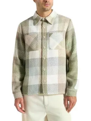 Manière De Voir Check-print Overshirt - Neutrals