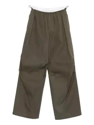 Alexander Wang Logo-waistband Trousers - Green