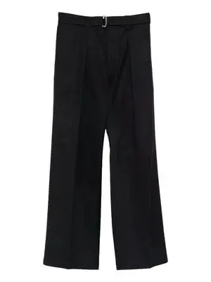 Attachment Pleated Trousers - Black