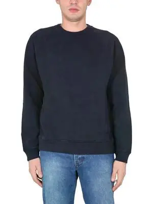 TEN C Crew-neck Sweatshirt - Blue