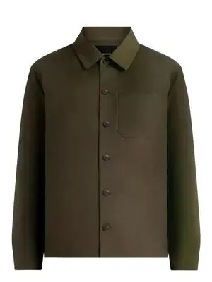 Manière De Voir Olive Long-sleeve Shirt - Green