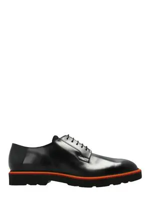 Paul Smith Leather Derby Shoes - Black
