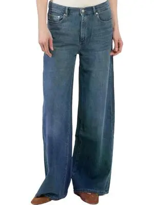 DL1961 Wide Leg Jeans - Blue