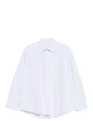 HERSKIND Lorenzo Striped Shirt - White