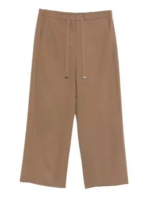 Max Mara Drawstring Trousers - Brown