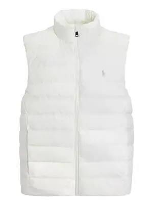 Polo Ralph Lauren Logo-embroidered Pocket Gilet - White
