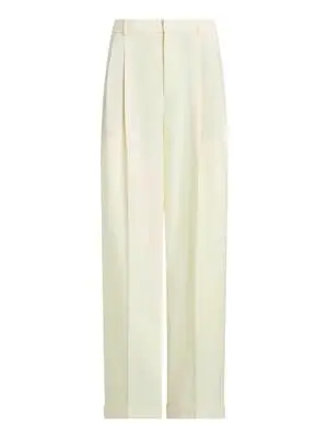 Polo Ralph Lauren Pleated Wide-Leg Trousers Neutrals