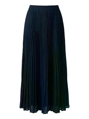 Michael Kors Pleated Midi Skirt - Blue
