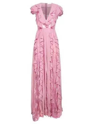 ALINA Ruffled Maxi Dress