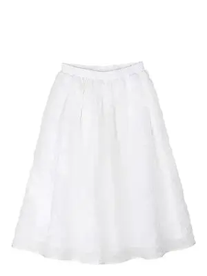 Cecilie Bahnsen Mala Midi Skirt - White