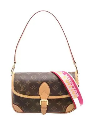 LOUIS VUITTON 2010-2025 Monogram Diane Satchel - Brown