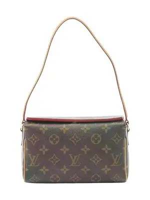 LOUIS VUITTON 2003 Monogram Recital Handbag - Brown