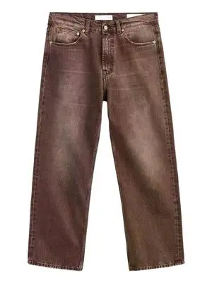 Our Legacy Washed Denim Jeans - Brown