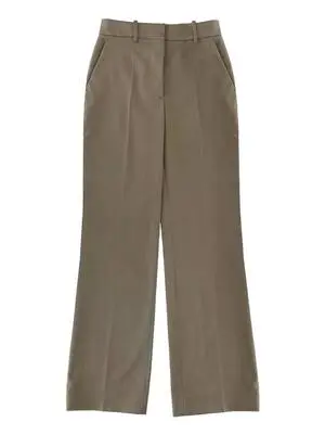 Victoria Beckham Melange Tailored Trousers - Green