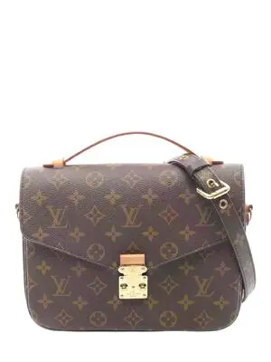 LOUIS VUITTON 2020 Monogram Pochette Metis Satchel - Brown