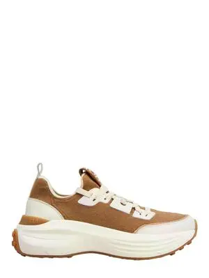 TOD'S Logo-detail Lace-up Sneakers - Brown