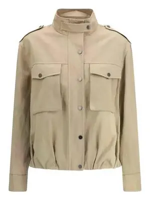 Brunello Cucinelli Pocket Button Jacket - Neutrals