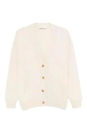 LANEUS V-neck Cardigan - Neutrals