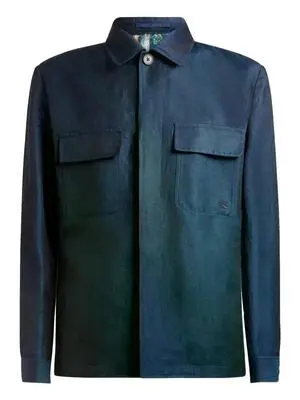 Etro Flap-pocket Jacket - Blue