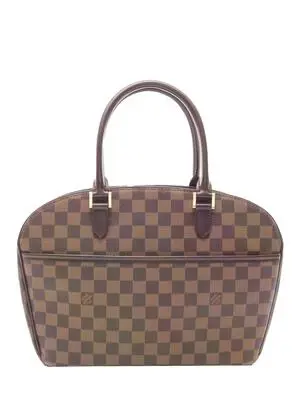 LOUIS VUITTON 2015 Damier Ebene Sarria Horizontal Handbag - Brown