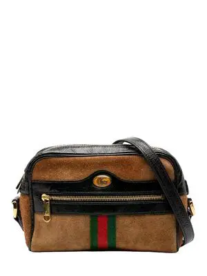 Gucci Ophidia Mini Crossbody Bag - Brown