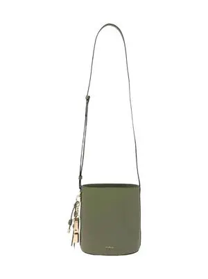 Furla Roxie Leather Bucket Bag - Green