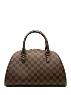 LOUIS VUITTON 2005 Damier Ebene Rivera Mm Handbag - Brown