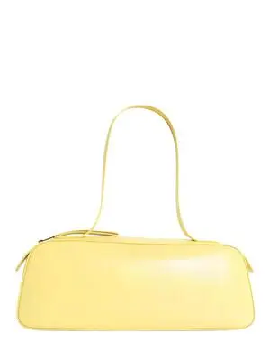 Khaite Simona Leather Shoulder Bag - Yellow