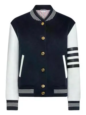 THOM BROWNE Long-Sleeve Varsity Jacket