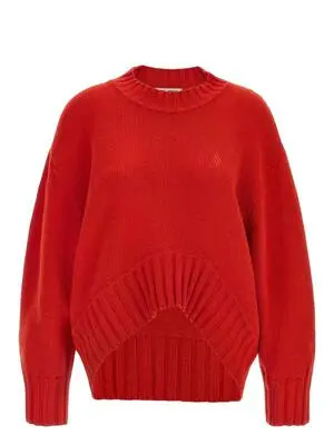 Attico Logo Knitwear - Red